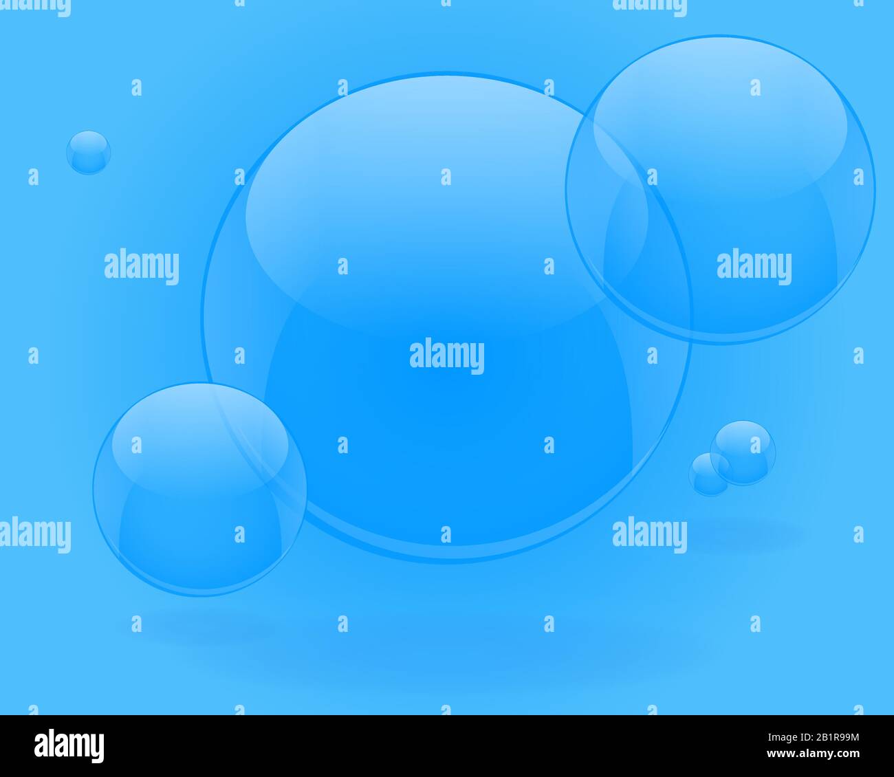 Blue bubbles background Stock Vector Image & Art - Alamy