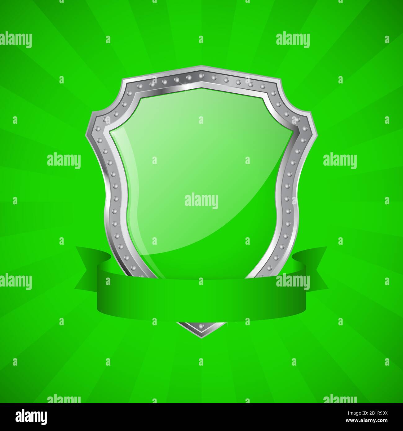 Metal green sign Stock Vector Images - Alamy