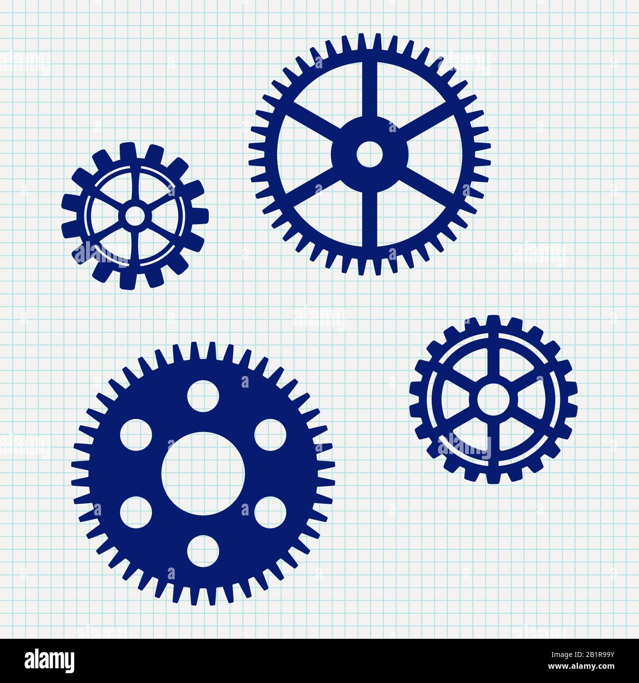 Gears wheel Stock Vector Images - Alamy