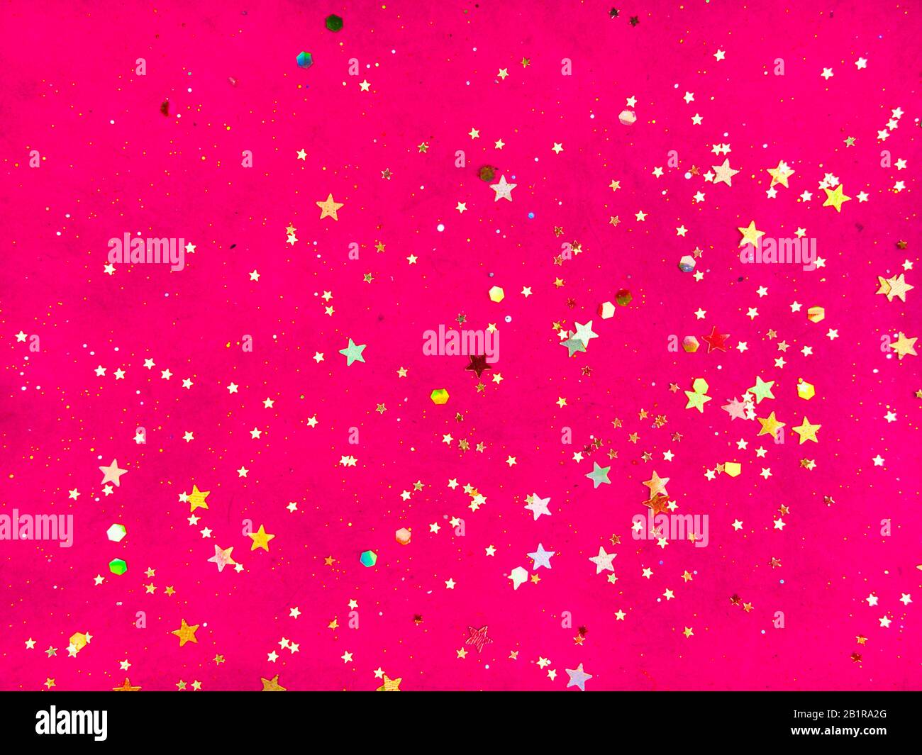 festive pink background with glitters. Holiday concept Stock Photo - Alamy
