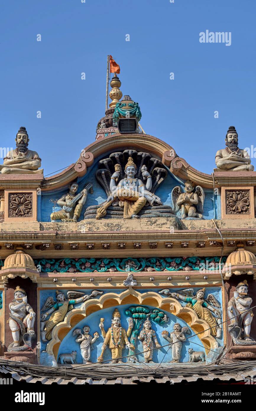 22 Sep 2020 stucco work of Narayan(Vishnu)Narad with Vina and Garuda at ...