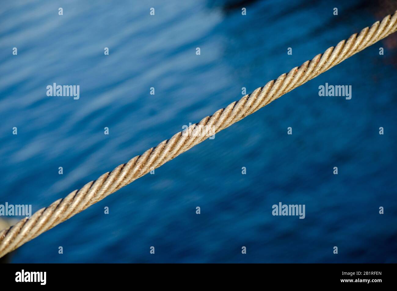 Rope in The Sea Stock Photo - Alamy