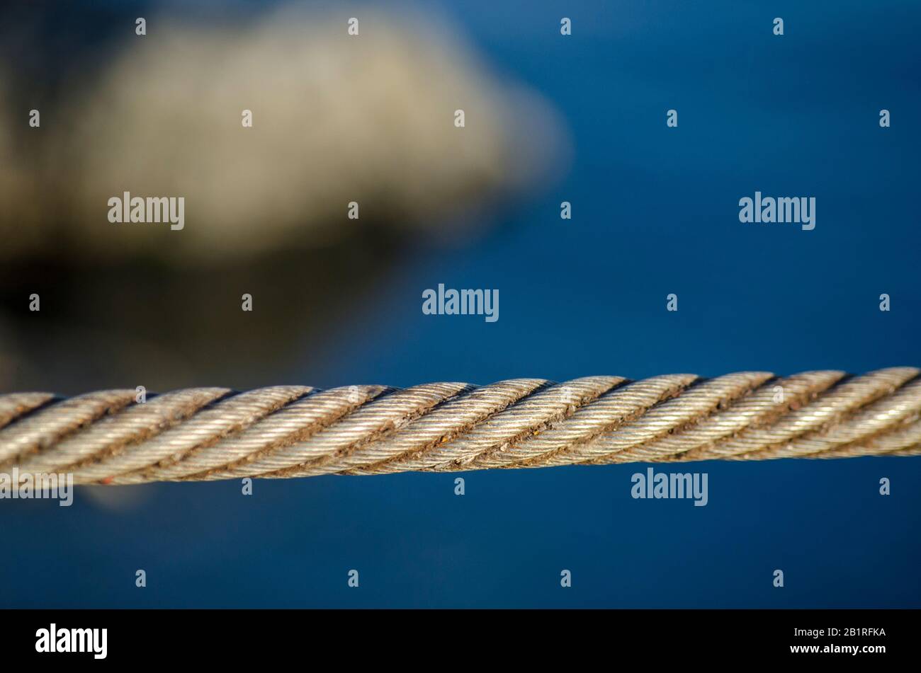 Rope in The Sea Stock Photo - Alamy