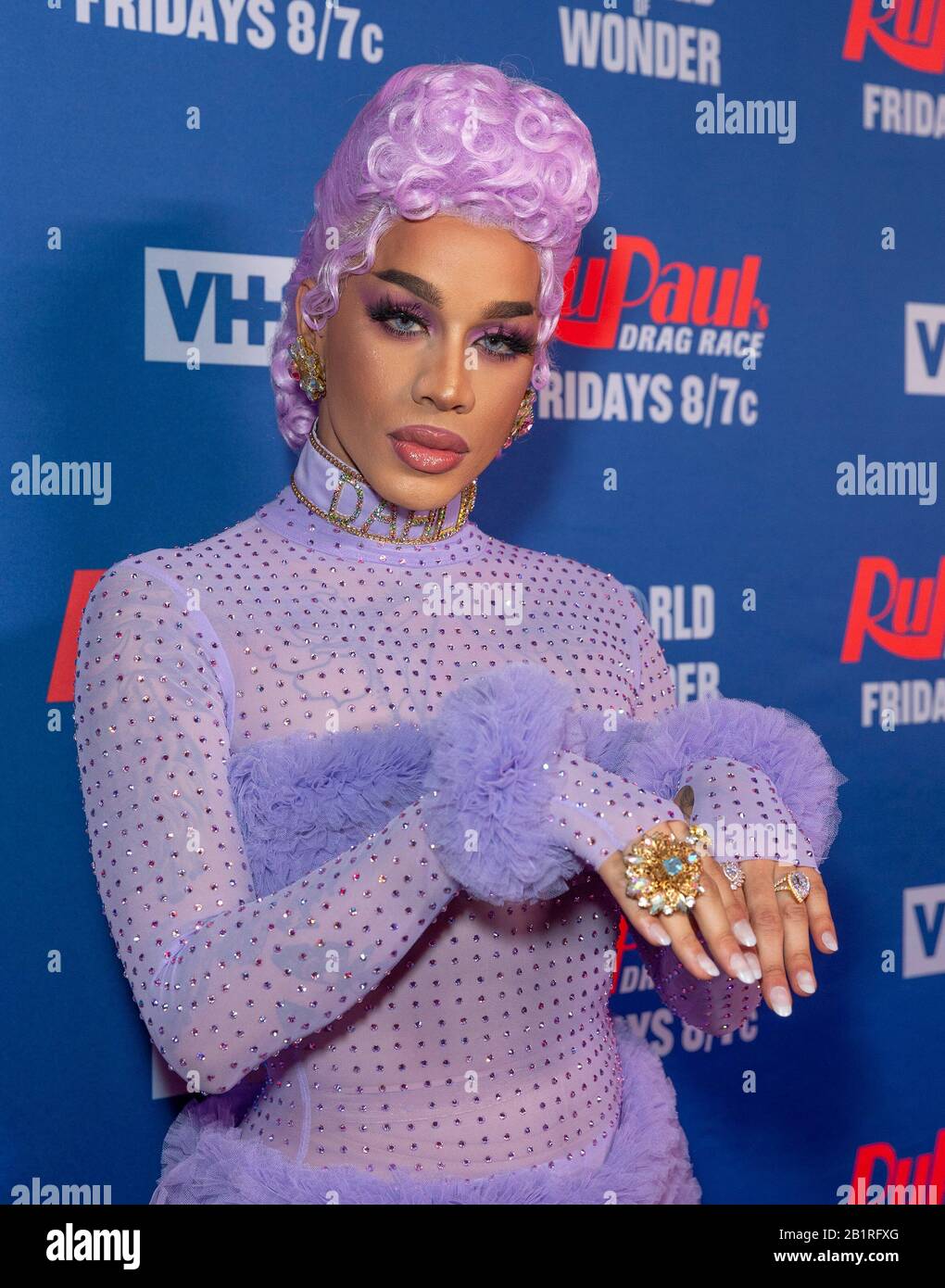 New York, United States. 26th Feb, 2020. Drag Queen Dahlia Sin attends ...