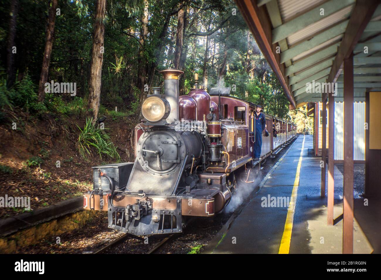 Puffing billy railway melbourne hi-res stock photography and images - Alamy