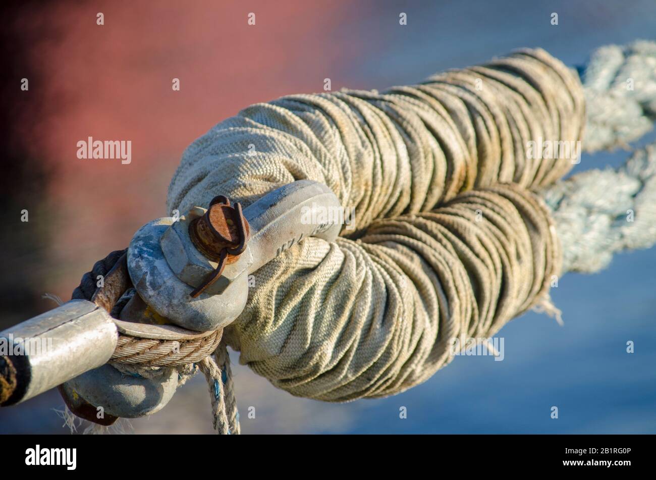 Rope in The Sea Stock Photo - Alamy