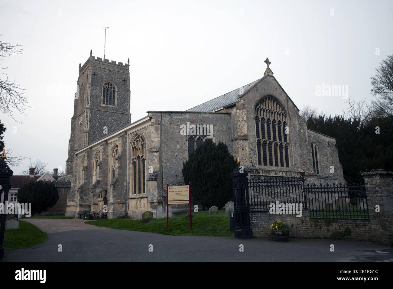St Michael the Archangel church dating from C12th but the majority was ...
