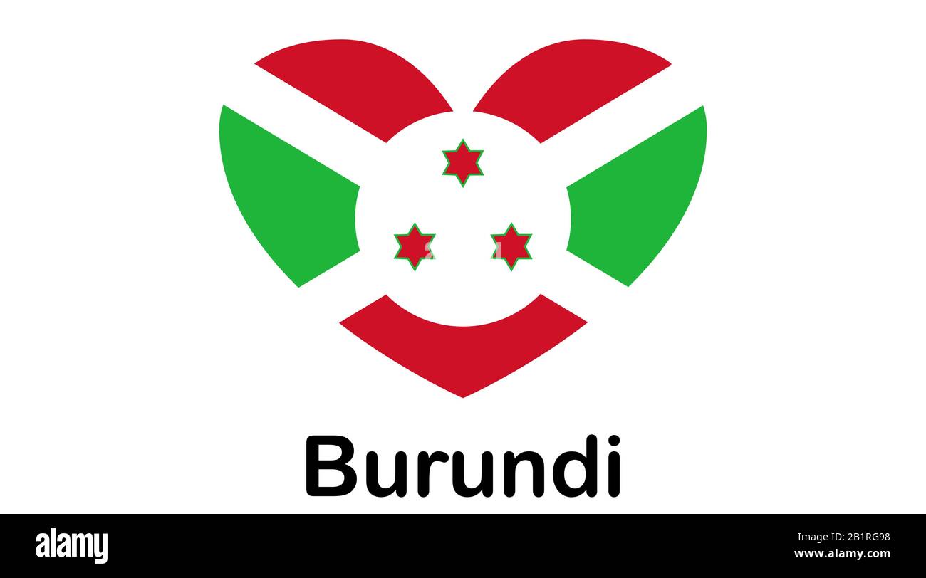 original and simple Burundi flag isolated in official colors and ...
