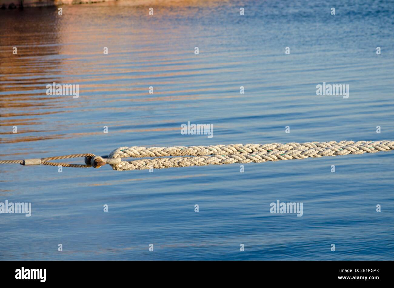 Rope in The Sea Stock Photo - Alamy