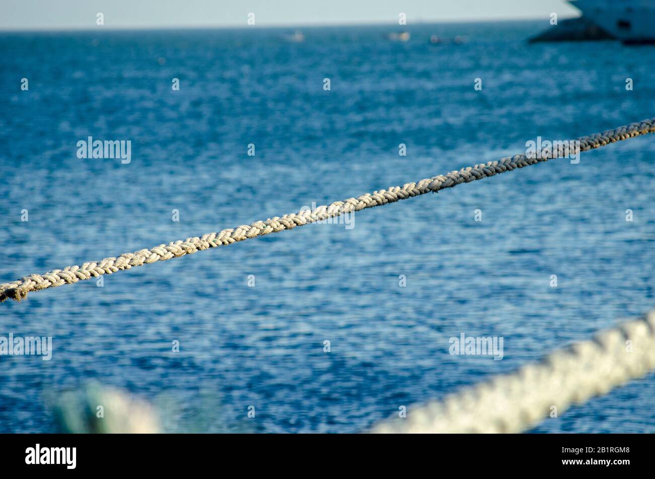Rope in The Sea Stock Photo - Alamy