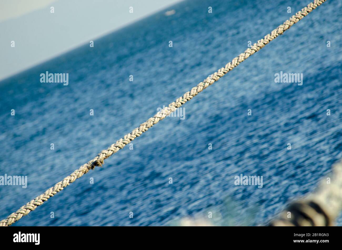 Rope in The Sea Stock Photo - Alamy