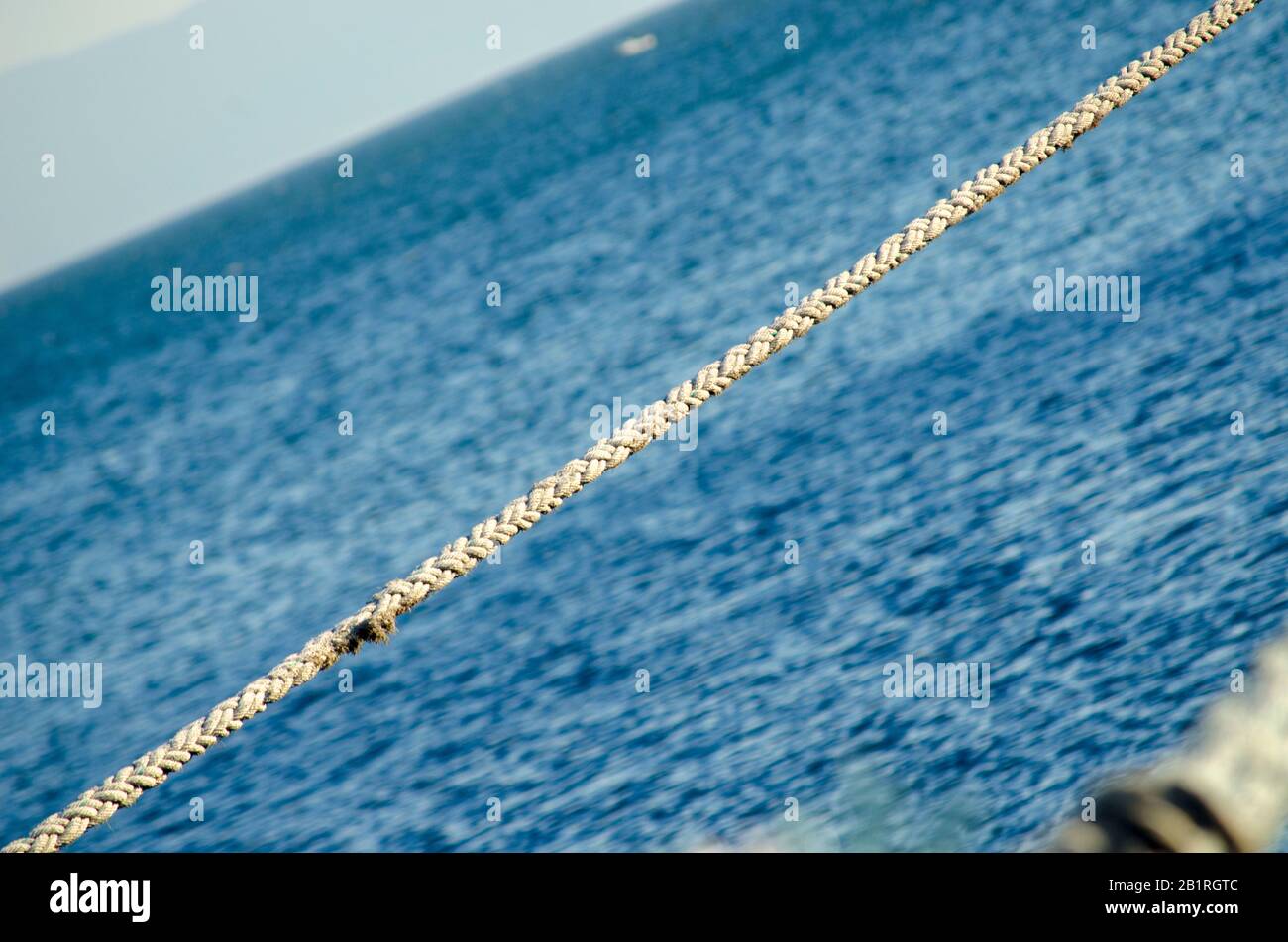 Rope in The Sea Stock Photo - Alamy