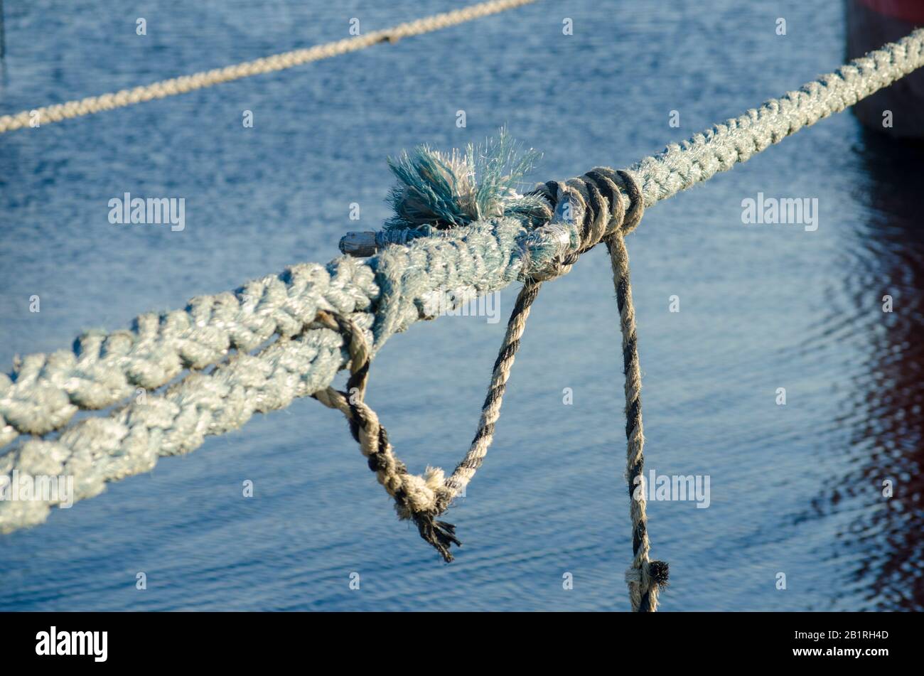 Rope in The Sea Stock Photo - Alamy