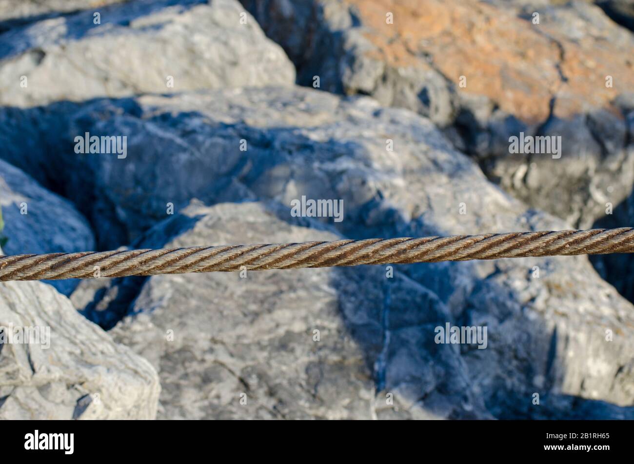 Rope in The Sea Stock Photo - Alamy