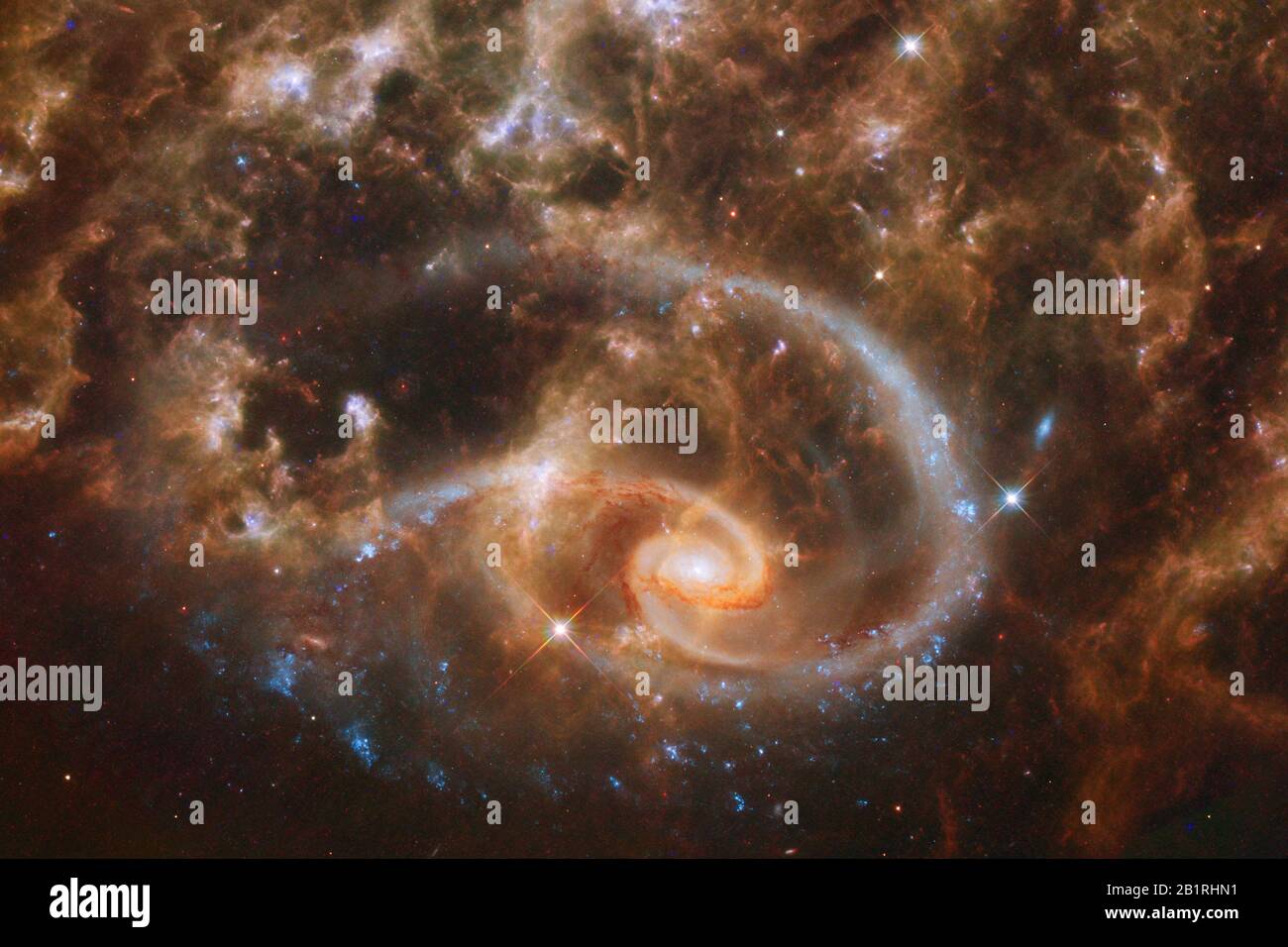 Infinite space with nebulae and stars. Elements of this image furnished ...