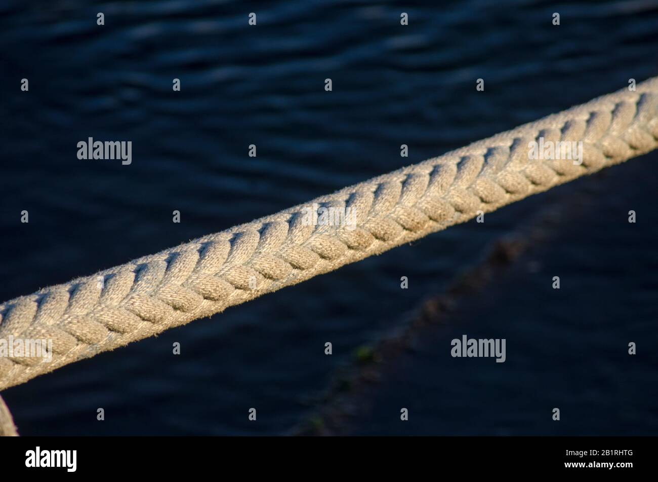 Rope in The Sea Stock Photo - Alamy