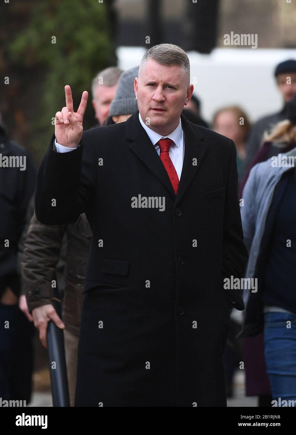 Britain first leader paul golding arriving at westminster magistrates ...