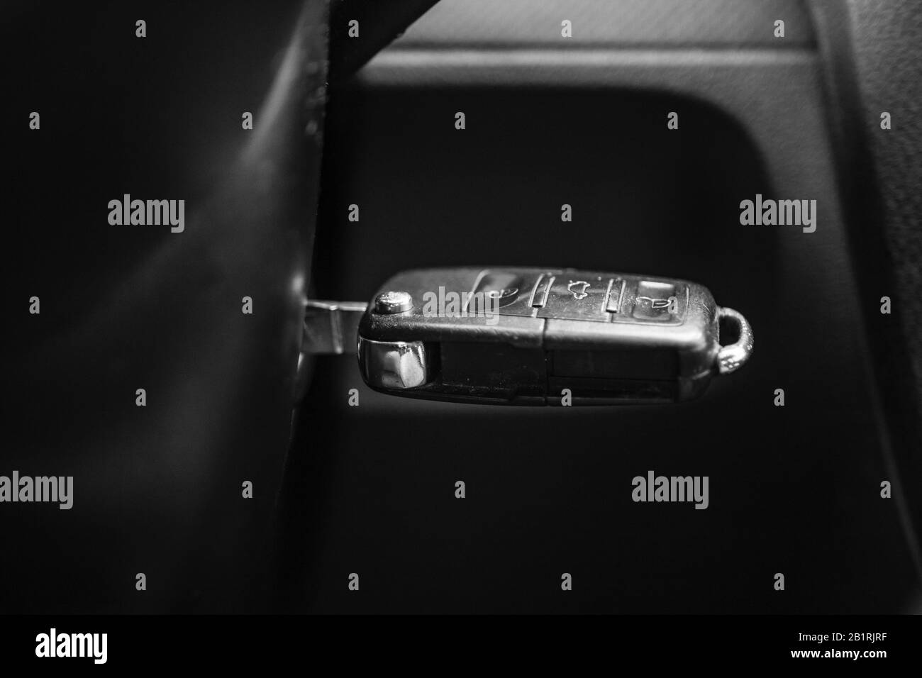 Wheel lock ignition Black and White Stock Photos & Images - Alamy