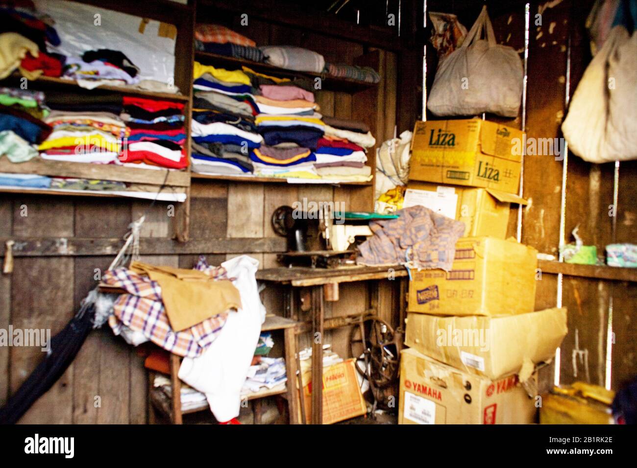 Boxes of Cardboard, Clothes, Santo Elias Community, Negro River, Novo ...