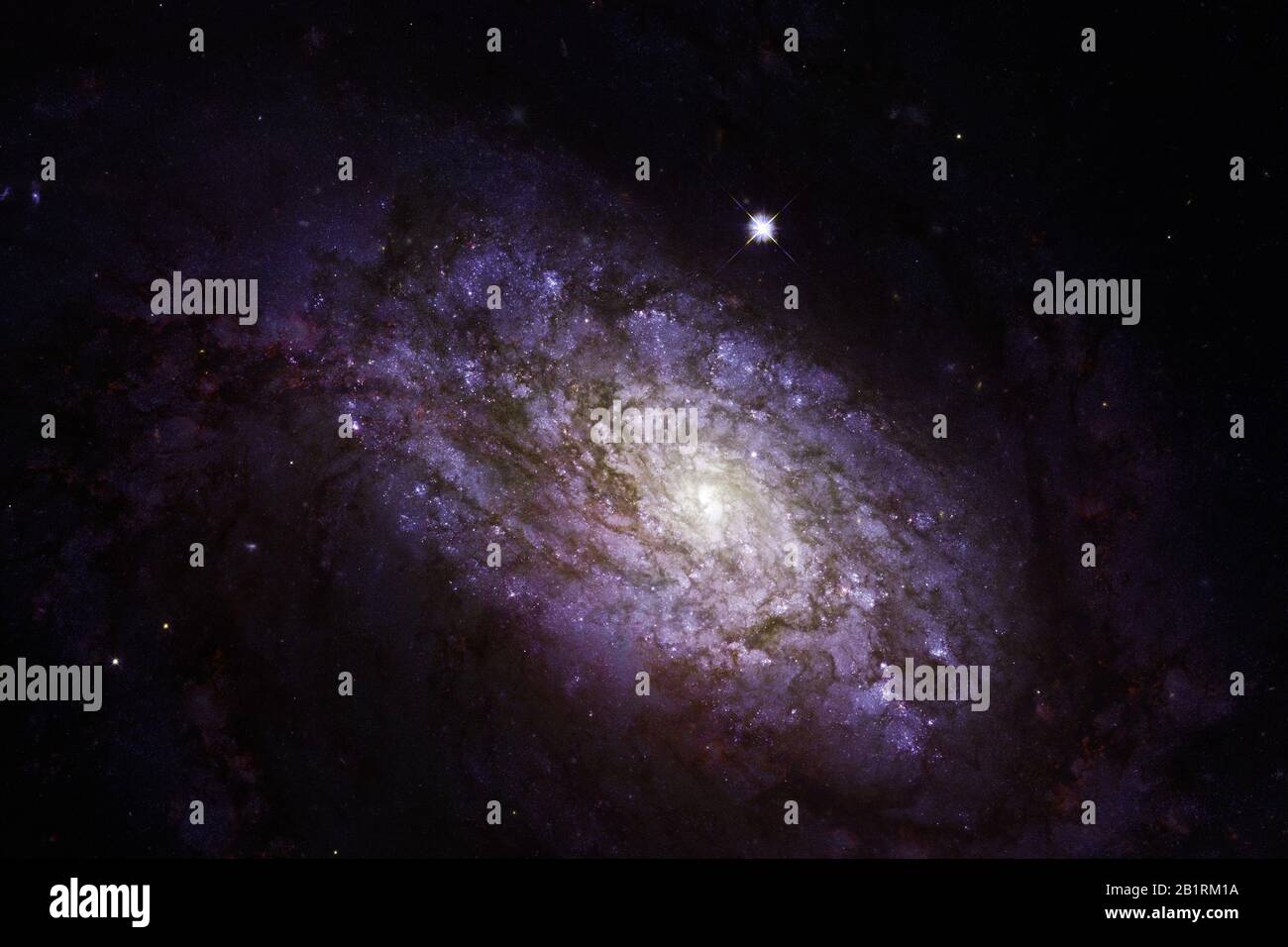Infinite space with nebulae and stars. Elements of this image furnished ...