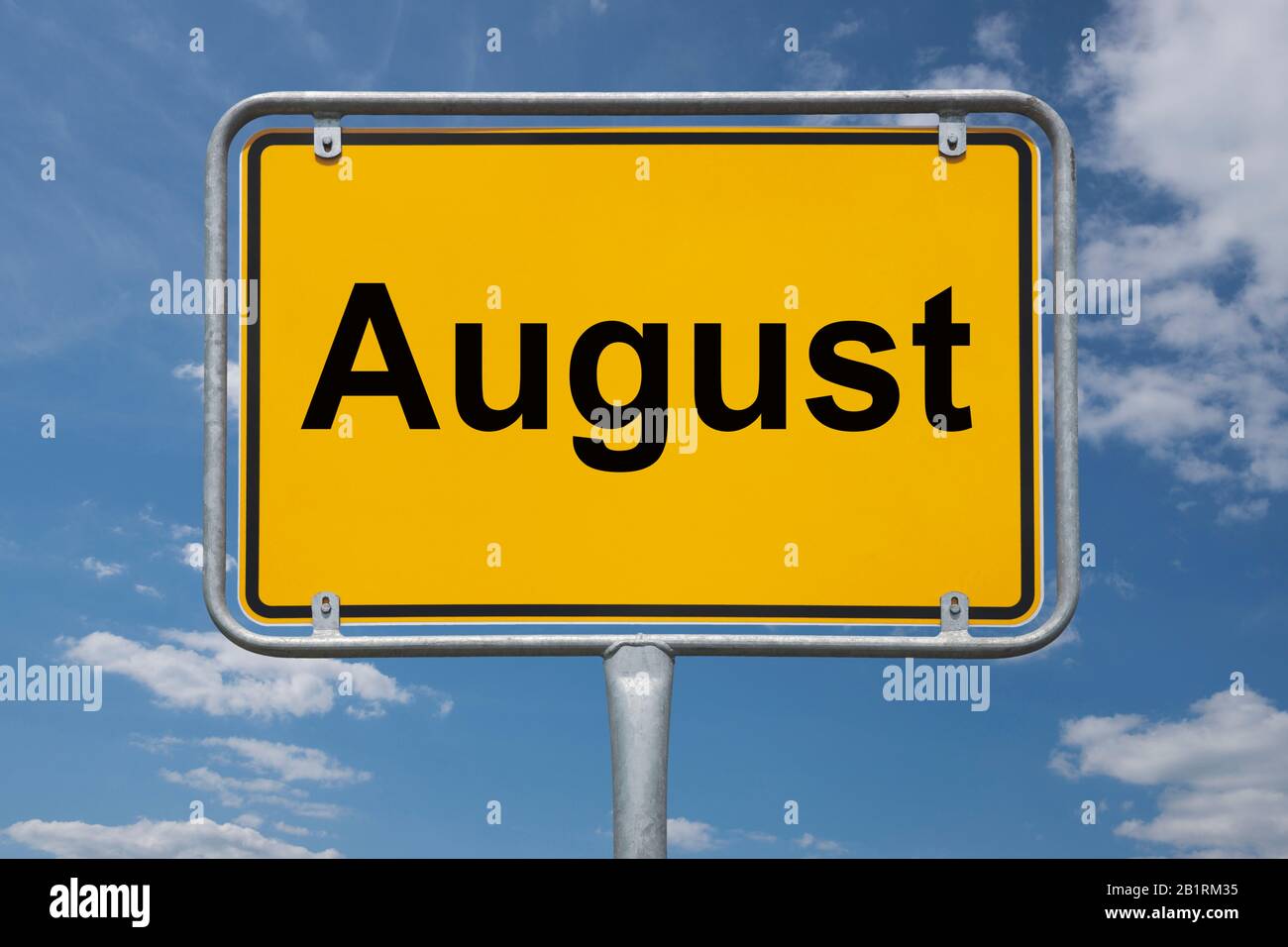 August schild hi-res stock photography and images - Alamy