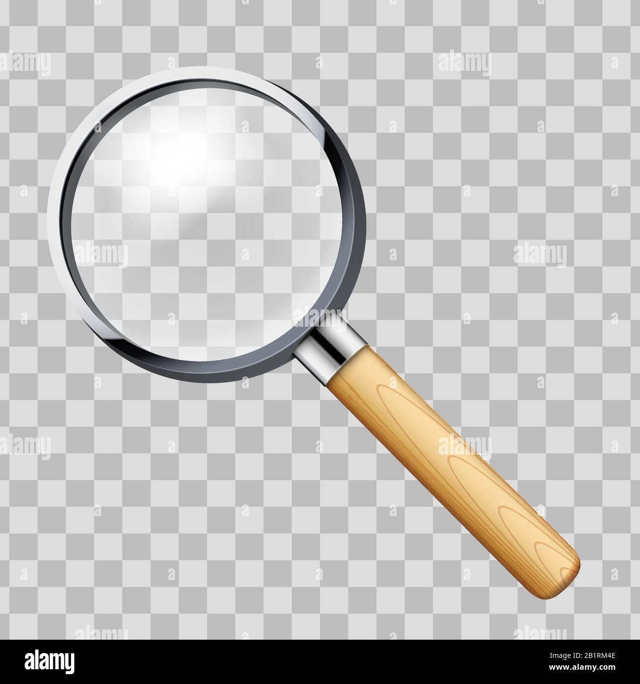 Vintage Magnifying glass Stock Vector Image & Art - Alamy