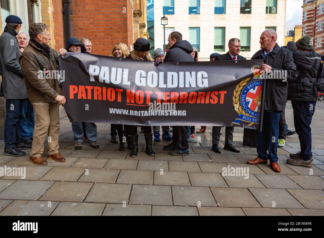 Britain first leader paul golding outside westminster magistrates court ...