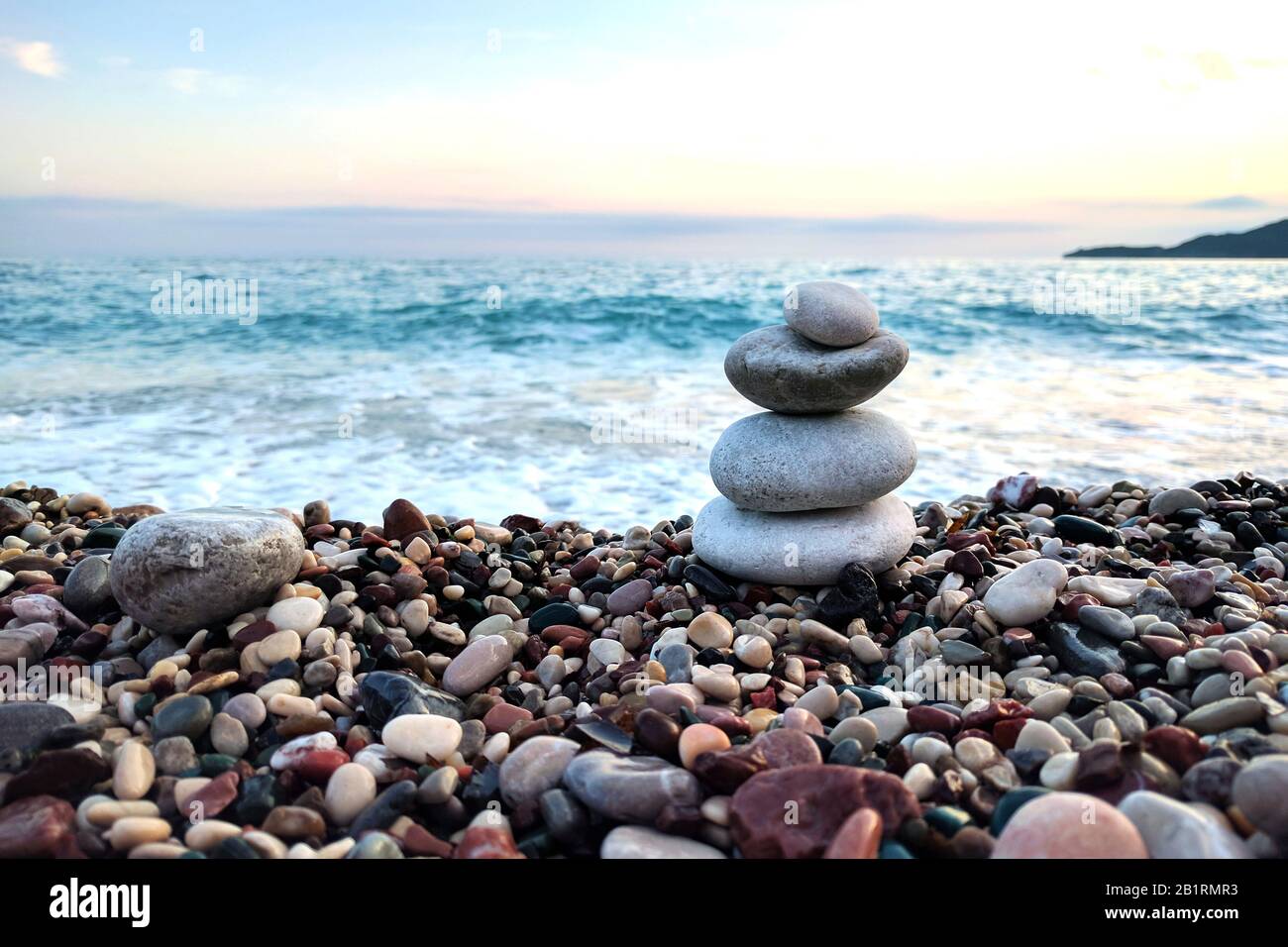 Rock piles beach hi-res stock photography and images - Alamy