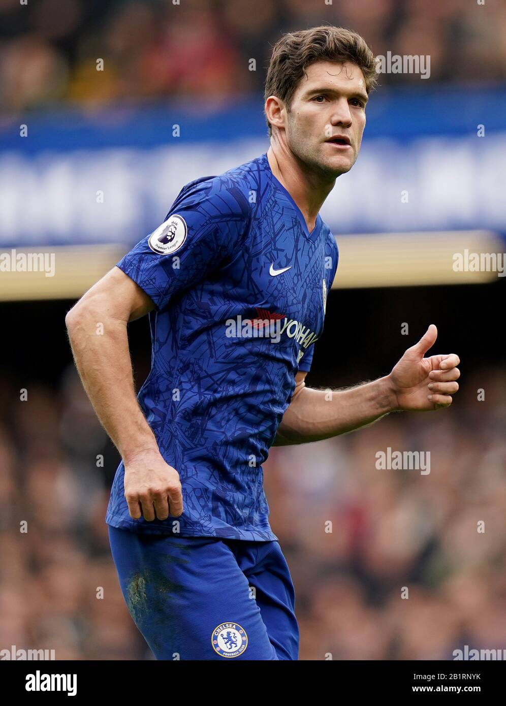 Chelsea's Marcos Alonso during the Premier League match at Stamford ...