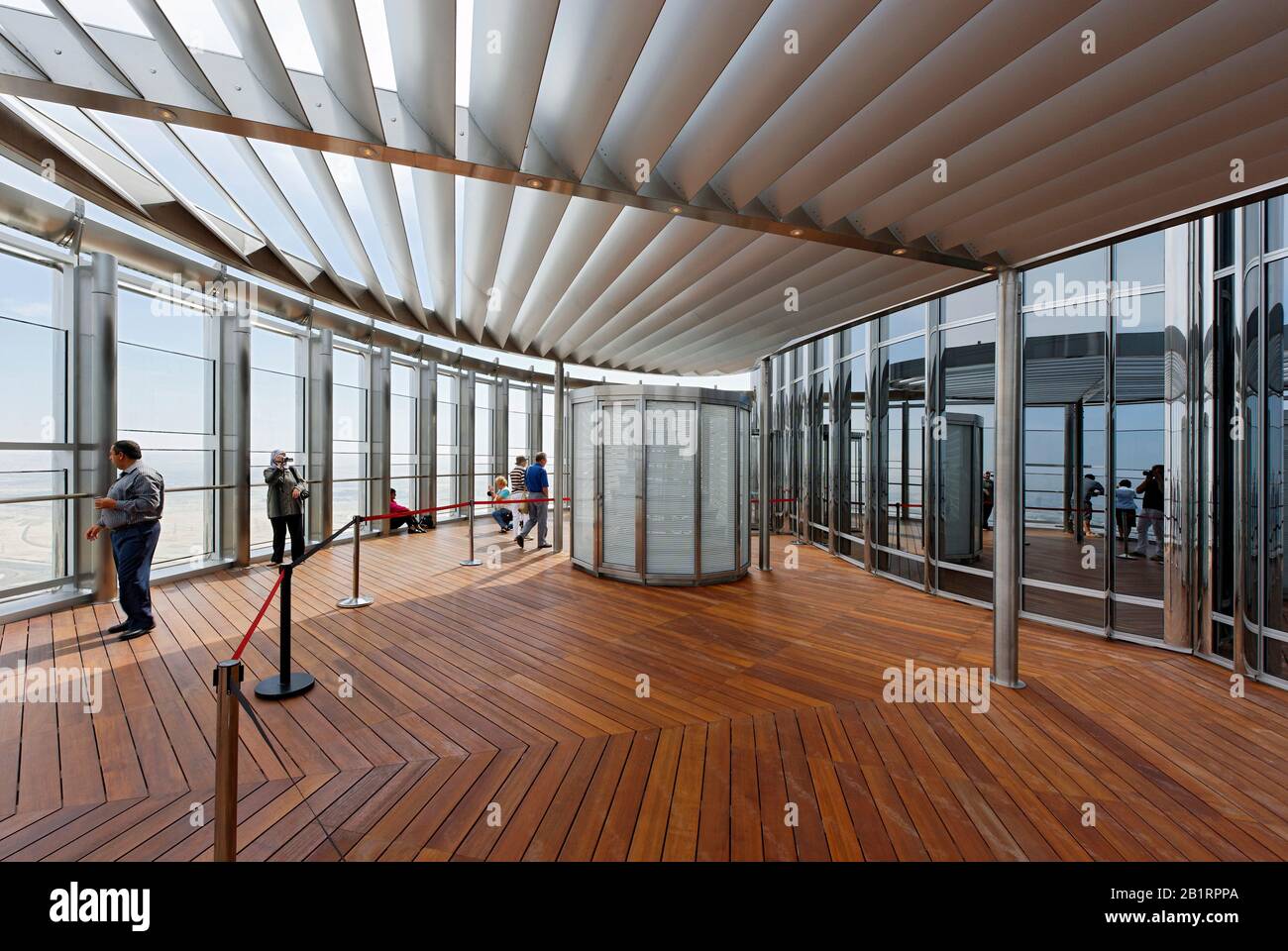 Highest viewing platform in the world, AT THE TOP on the 124th floor at ...