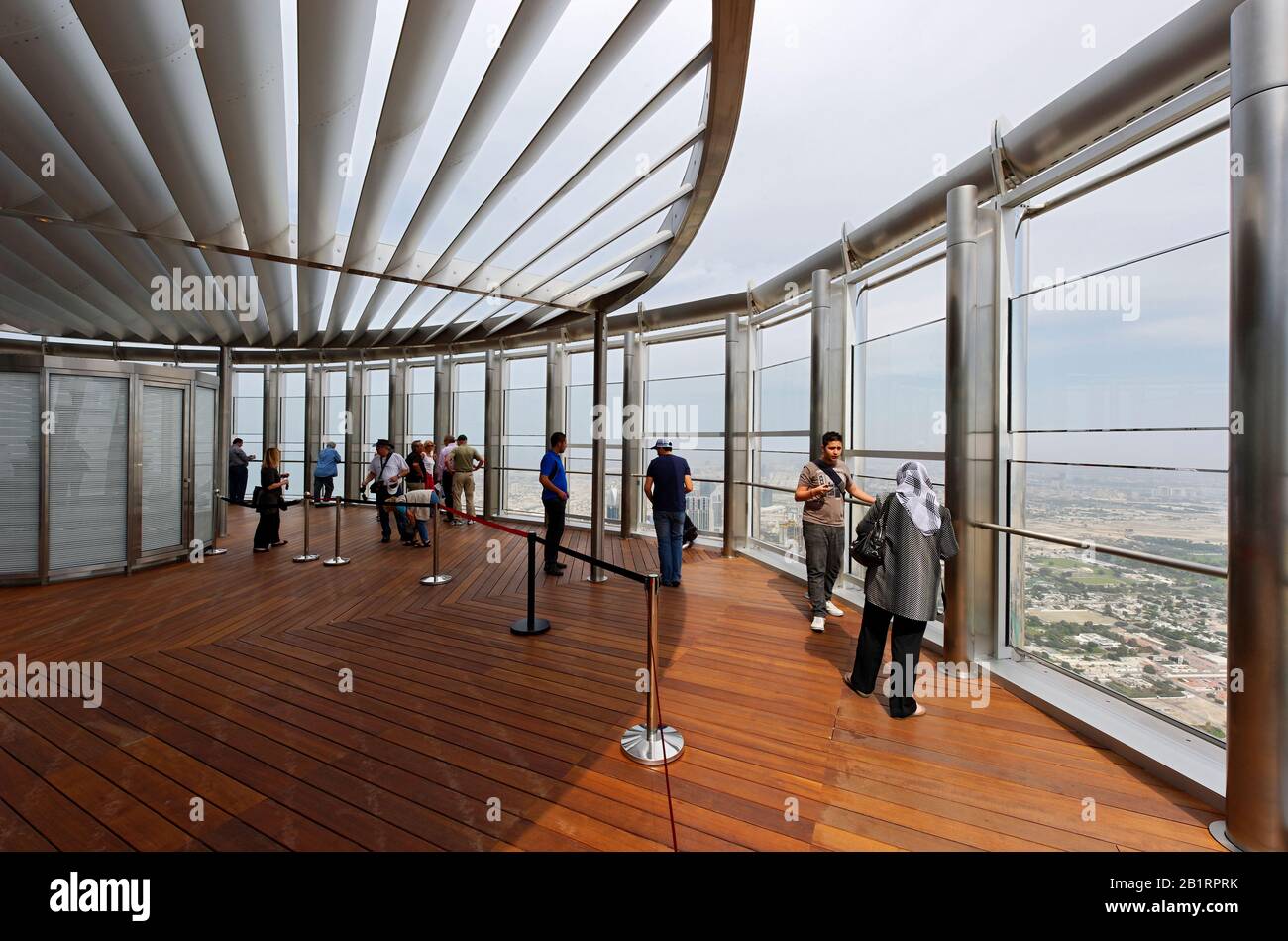 From the observation deck floor of the burj khalifa hi-res stock photography and images - Alamy