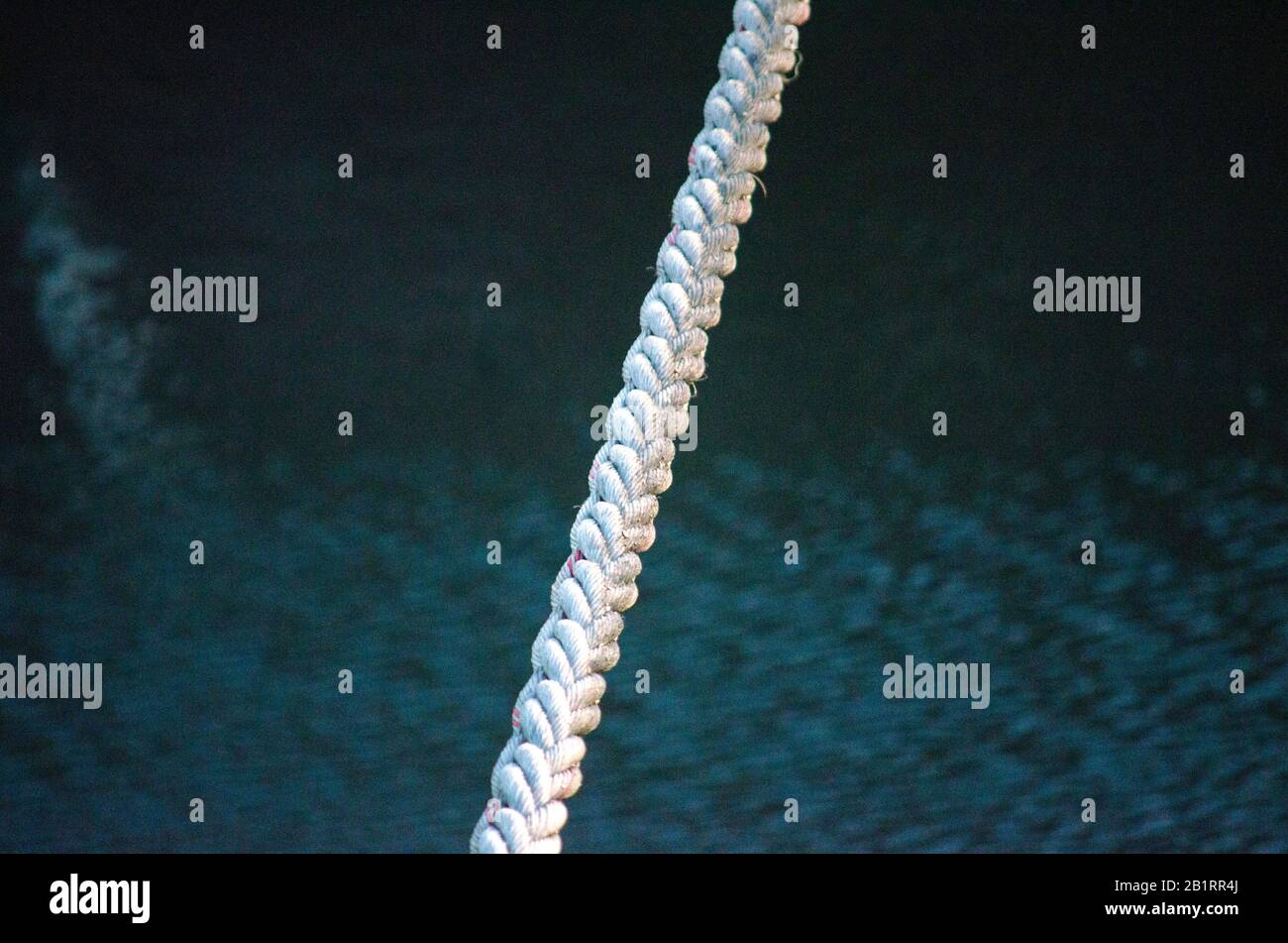 Old Mossy Rope in The Sea Stock Photo - Alamy