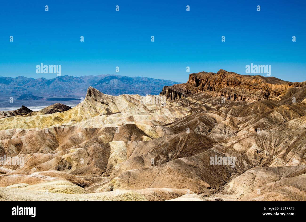 Terrain formations in death valley national park hi-res stock ...