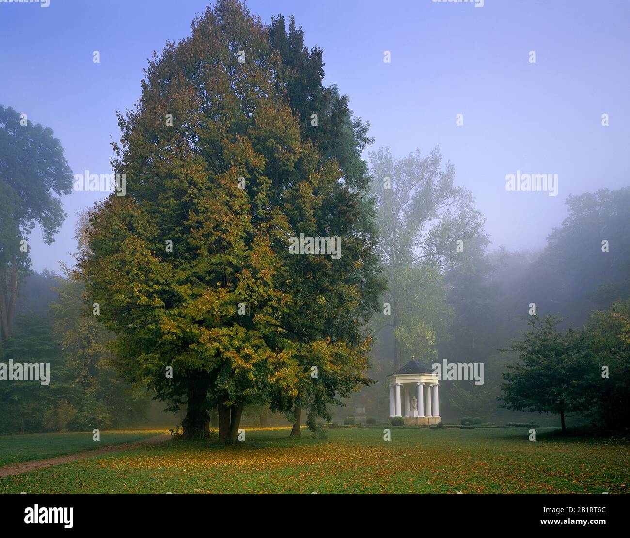 Temple of the Muses of the Calliope in the Tiefurter Park near Weimar ...