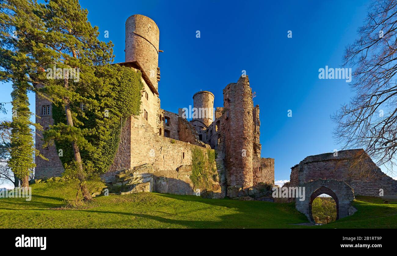 Hanstein Castle near Bornhagen, Eichsfeld, Thuringia, Germany Stock ...