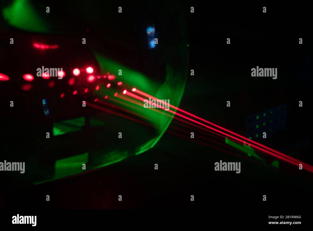 laser beam in optical laboratory Stock Photo - Alamy
