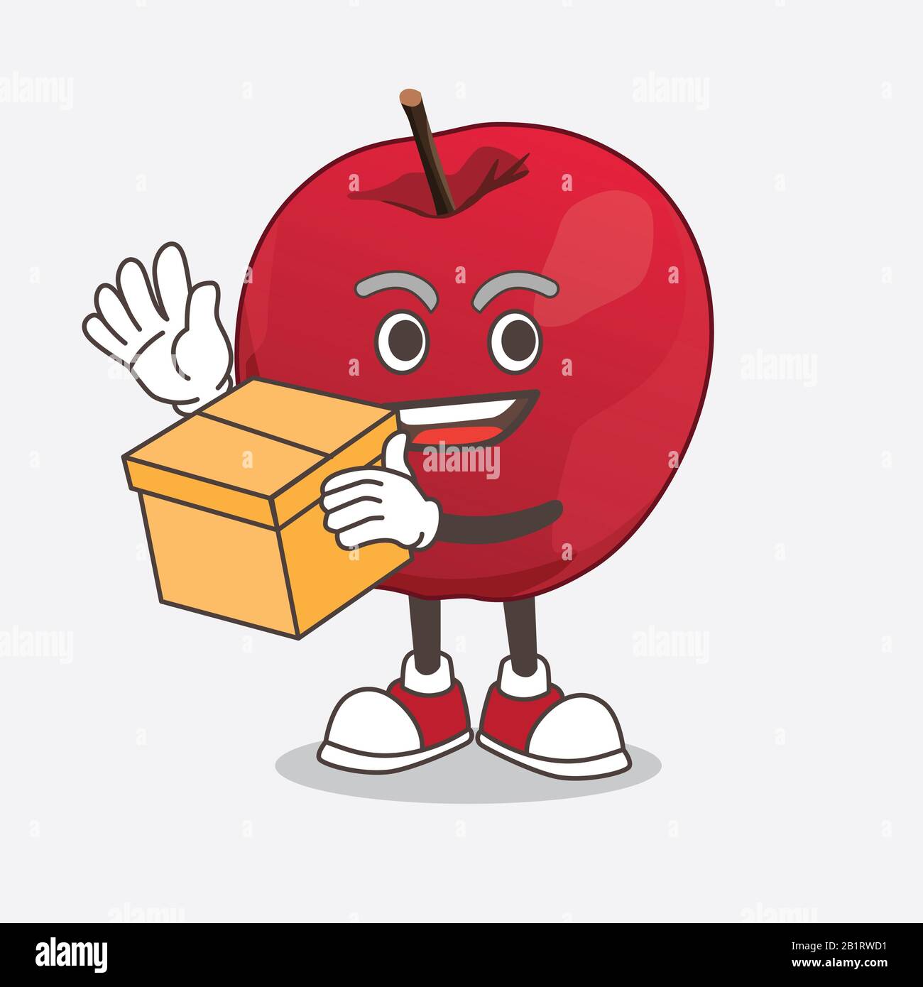 Apple box icon hi-res stock photography and images - Alamy