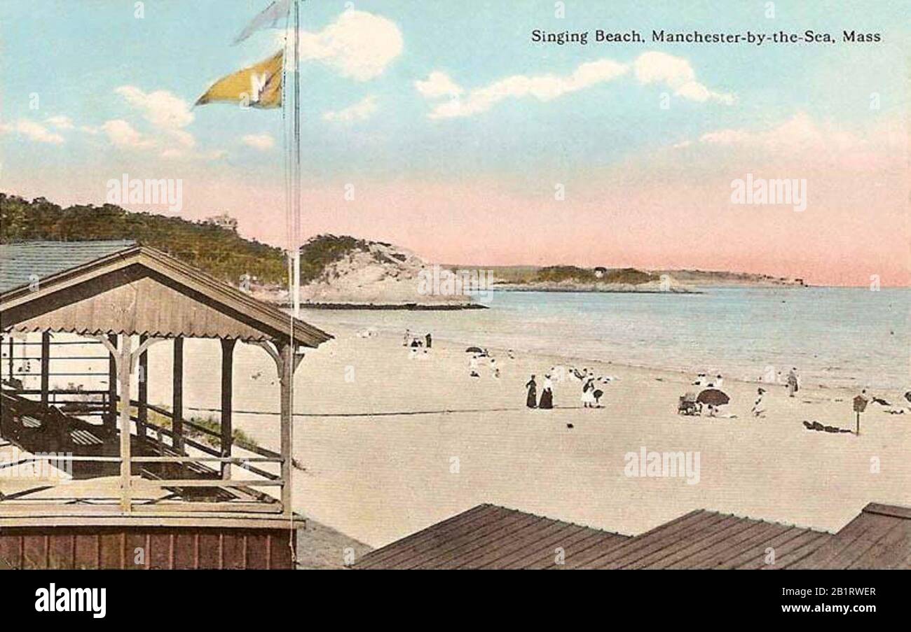 Singing Beach in 1914 Stock Photo - Alamy