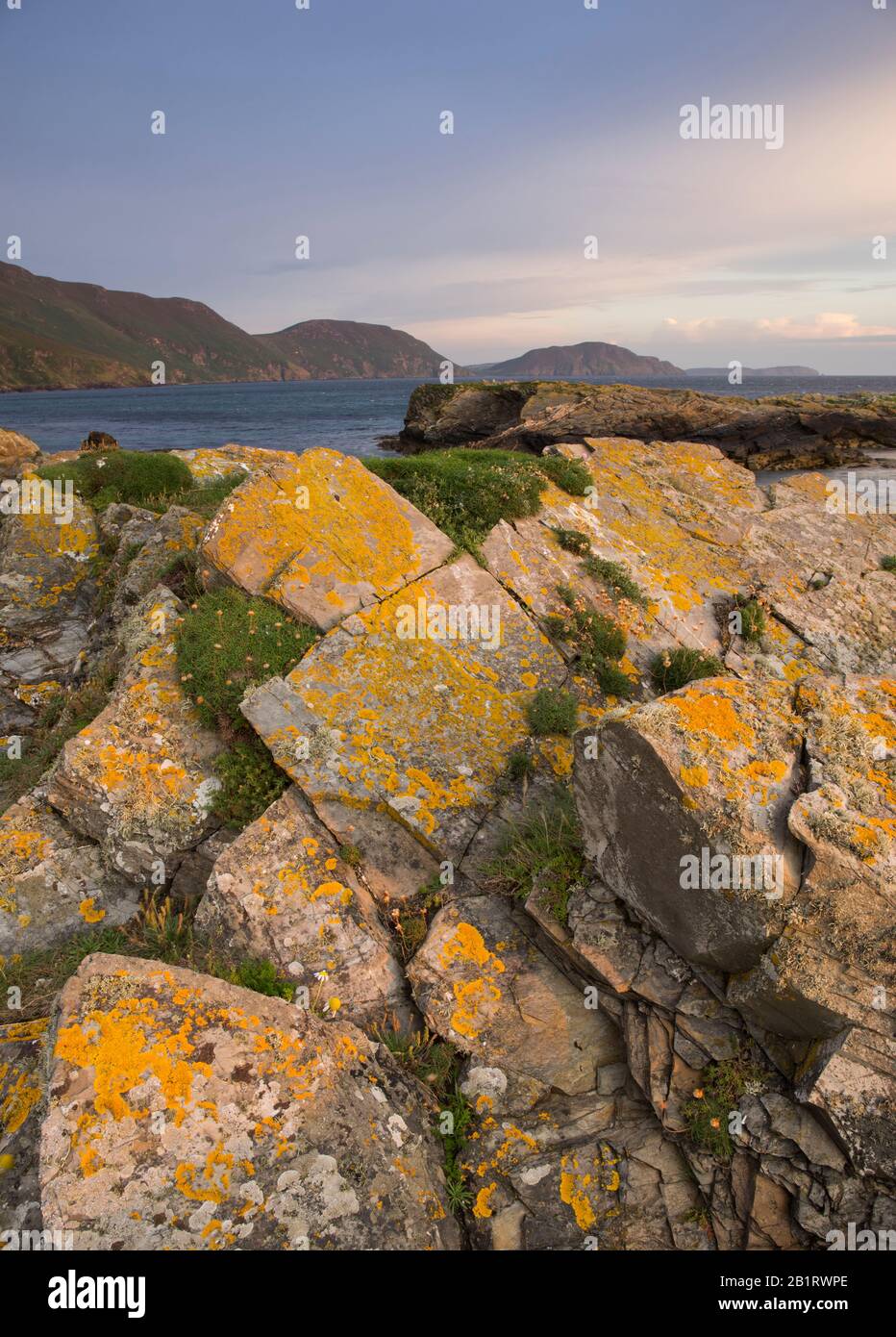 Dramatic coastal scenery and light on the Isle of Man, Irish Sea, UK ...