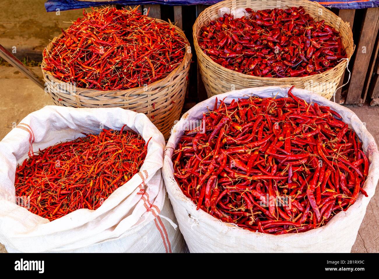Sacks Of Chillis High Resolution Stock Photography and Images - Alamy
