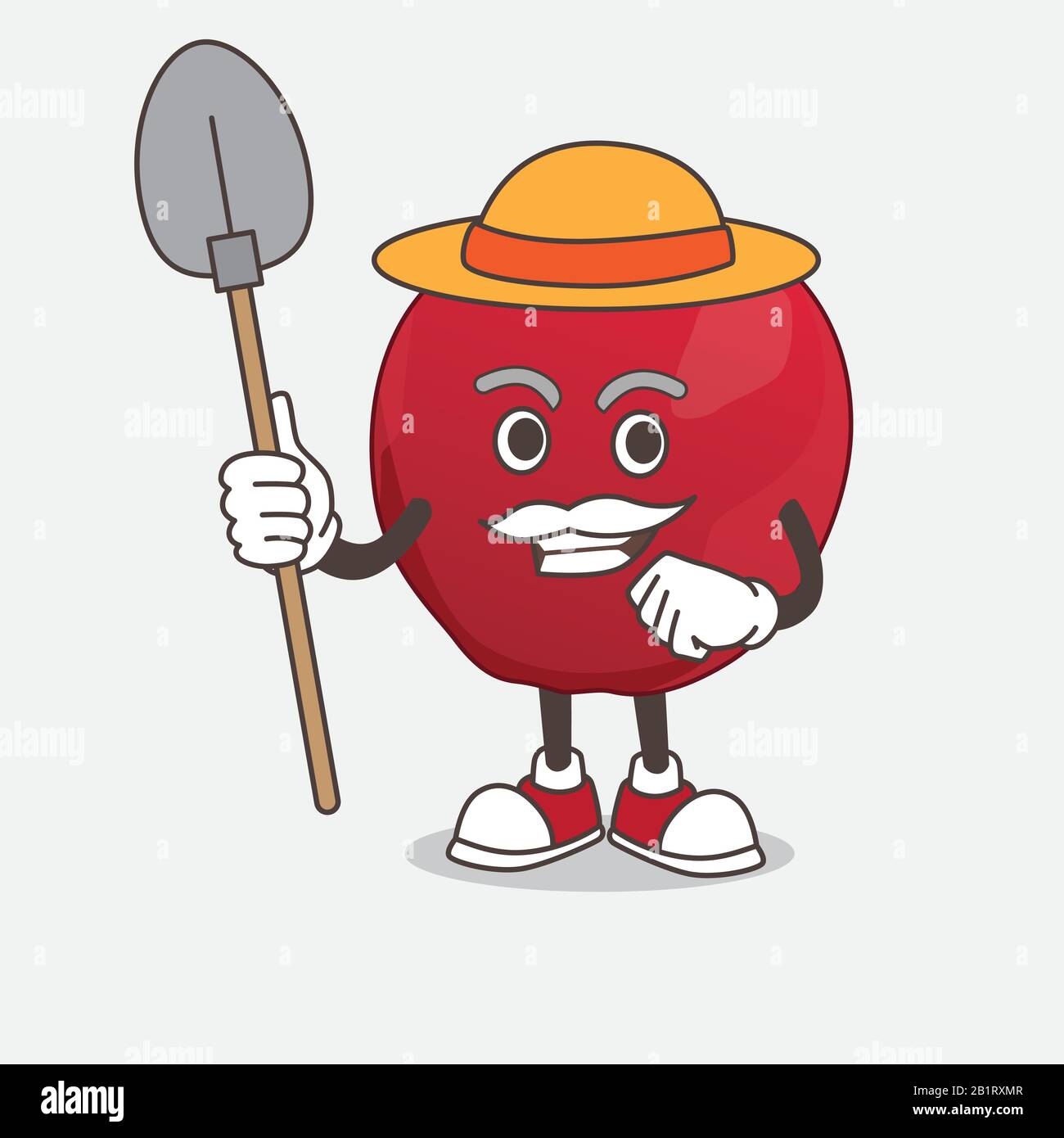Apple cartoon mascot character vector Stock Vector Image & Art - Alamy