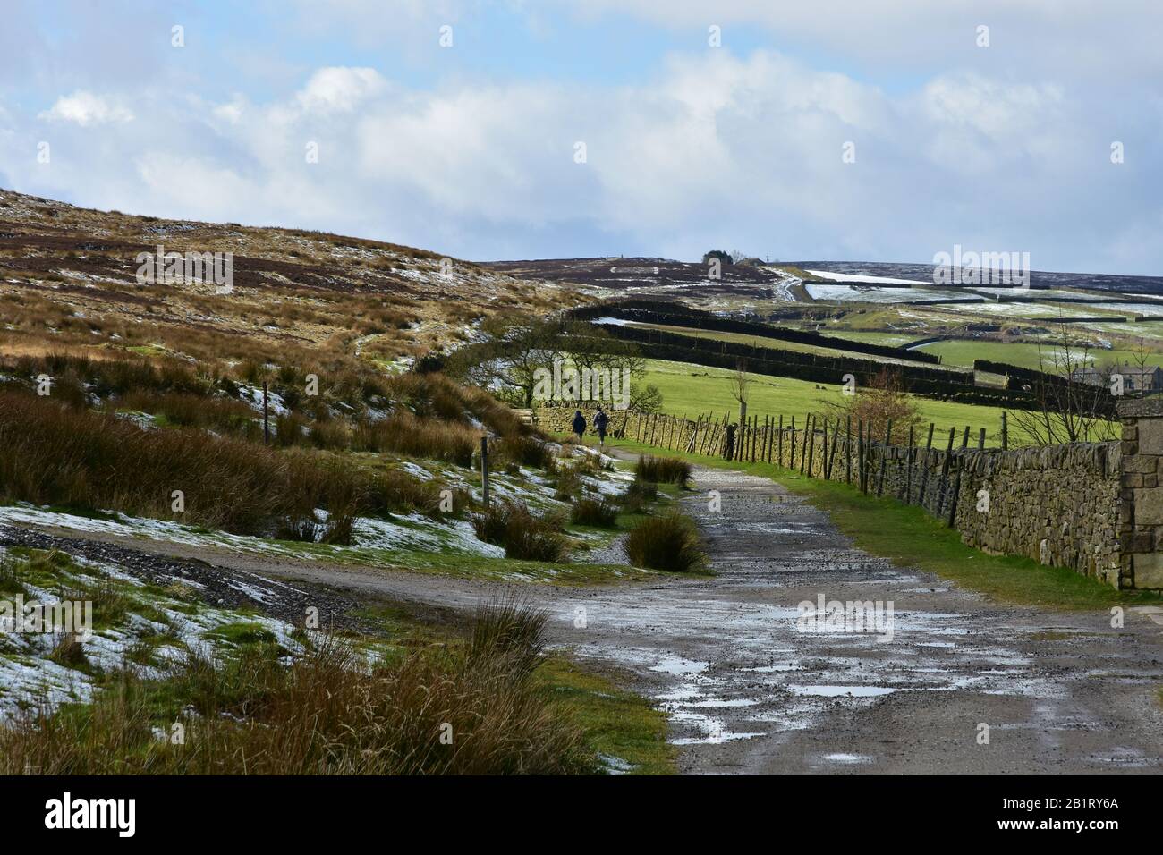 Haworth Moor, Bronte Country, in Winter, West Yorkshire Stock Photo - Alamy