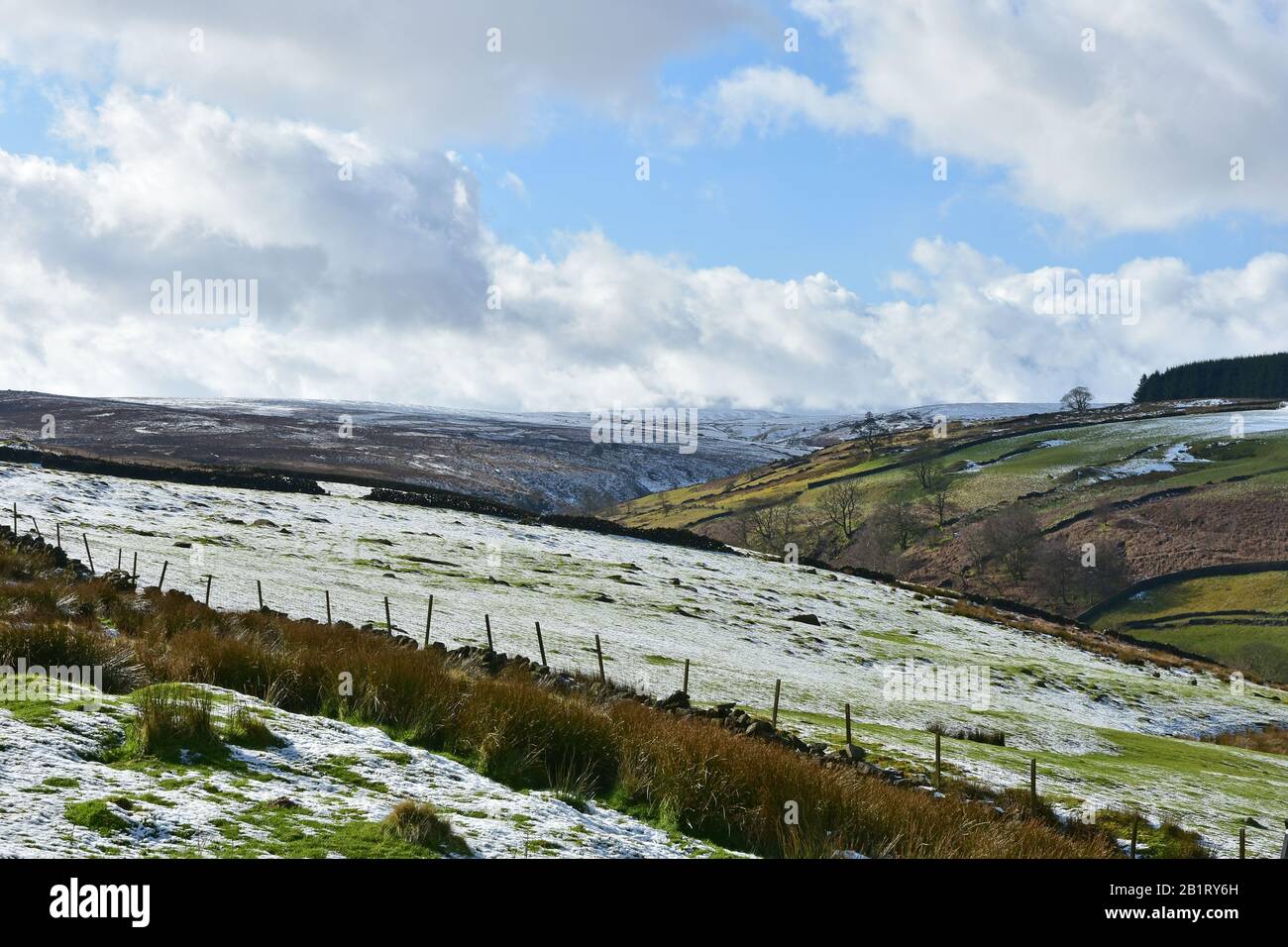Haworth Moor, Bronte Country, in Winter, West Yorkshire Stock Photo - Alamy