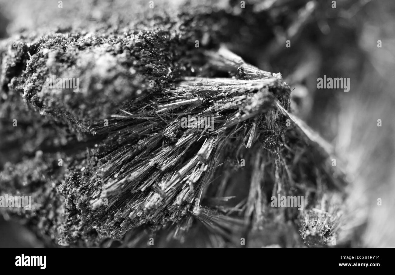 Minerals background Black and White Stock Photos & Images - Alamy