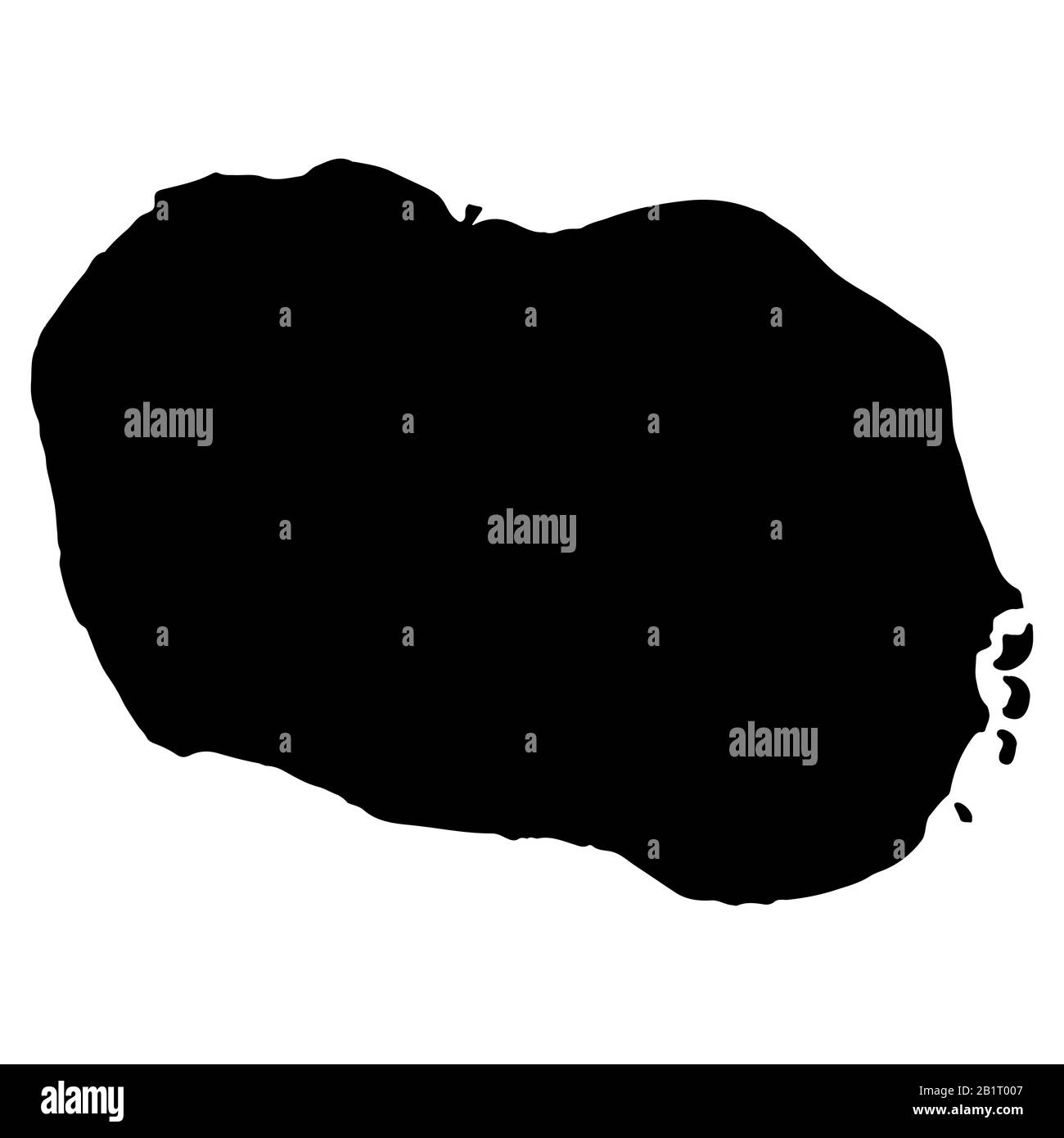 Cook Islands Map Silhouette Vector Stock Vector Image & Art - Alamy