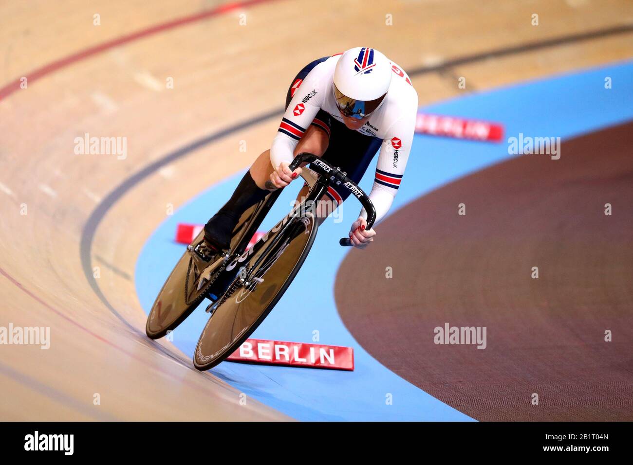 Great Britain's Katy Marchant competes in the Women's 100m Qualifying ...