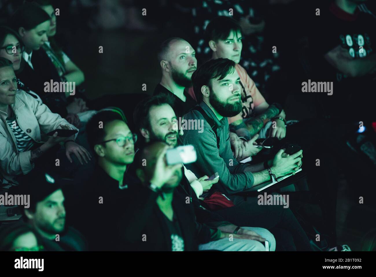 A section of the crowd at the 2019 edition of the OFFF Festival, a ...