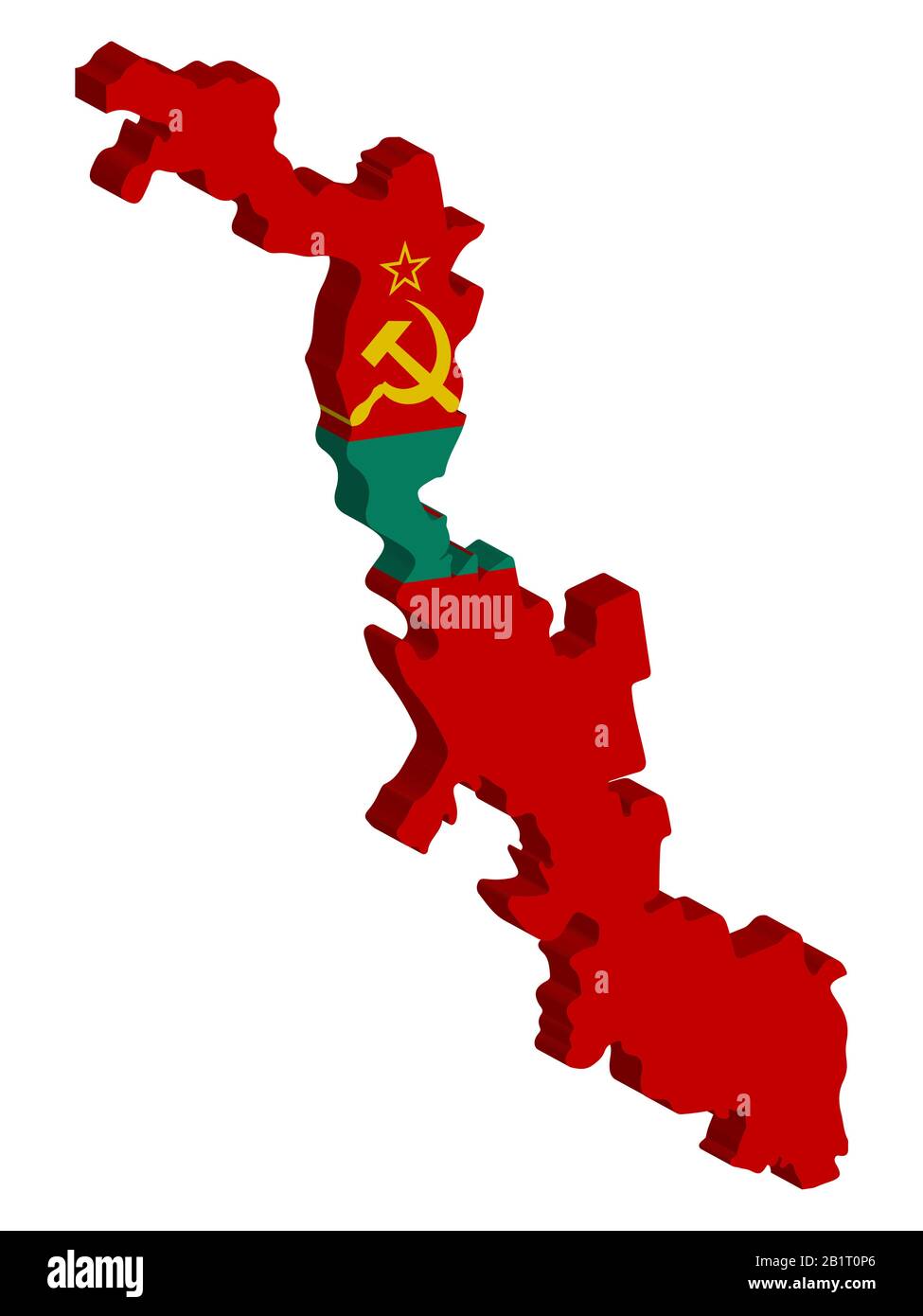 Transnistria Map Flag 3d Vector Illustration Eps 10 Stock Vector Image