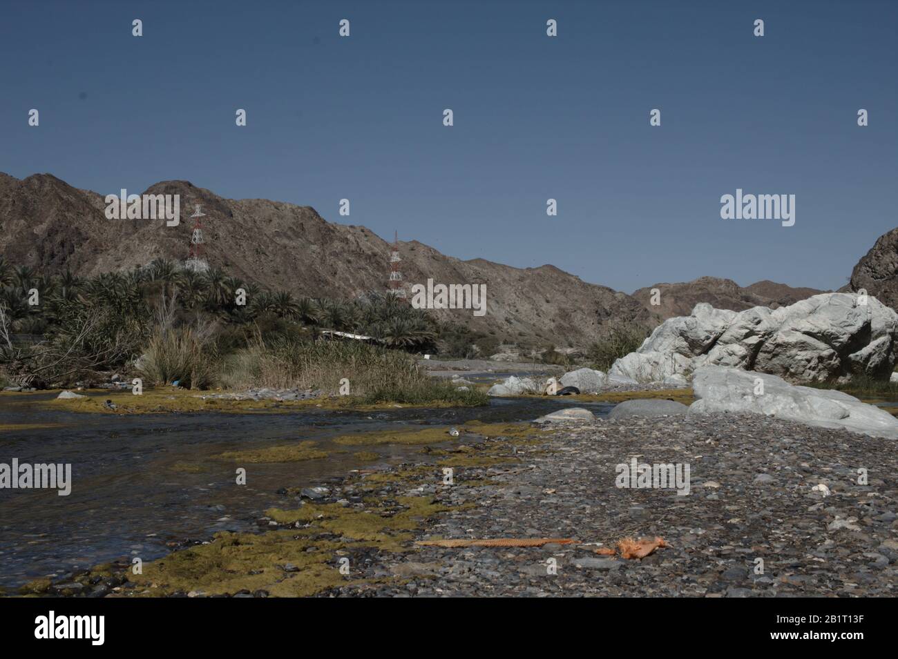 Wadi Fanja, Oman Stock Photo - Alamy