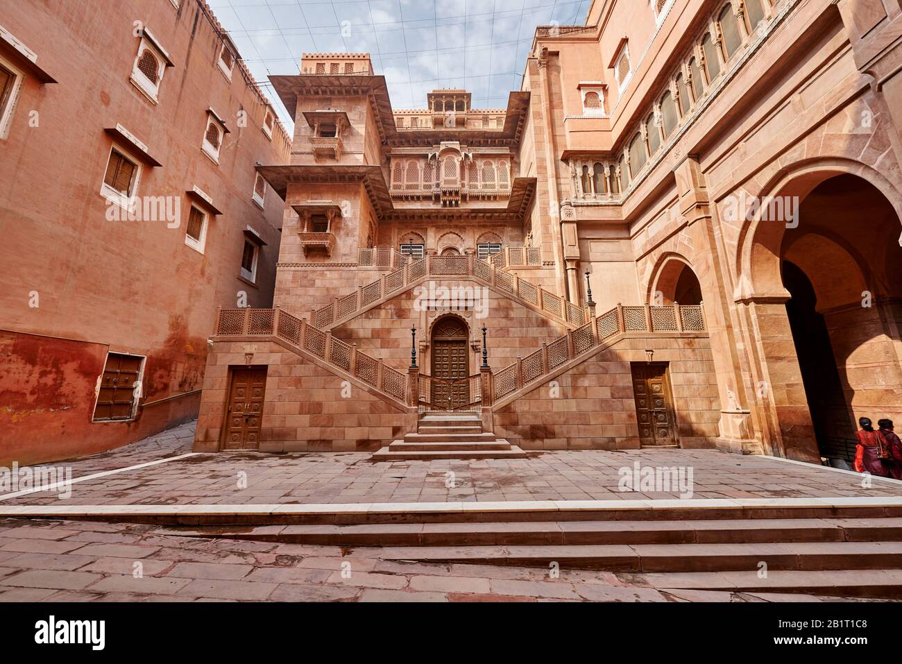 steps in Junagarh Fort, Bikaner, Rajasthan, India Stock Photo - Alamy